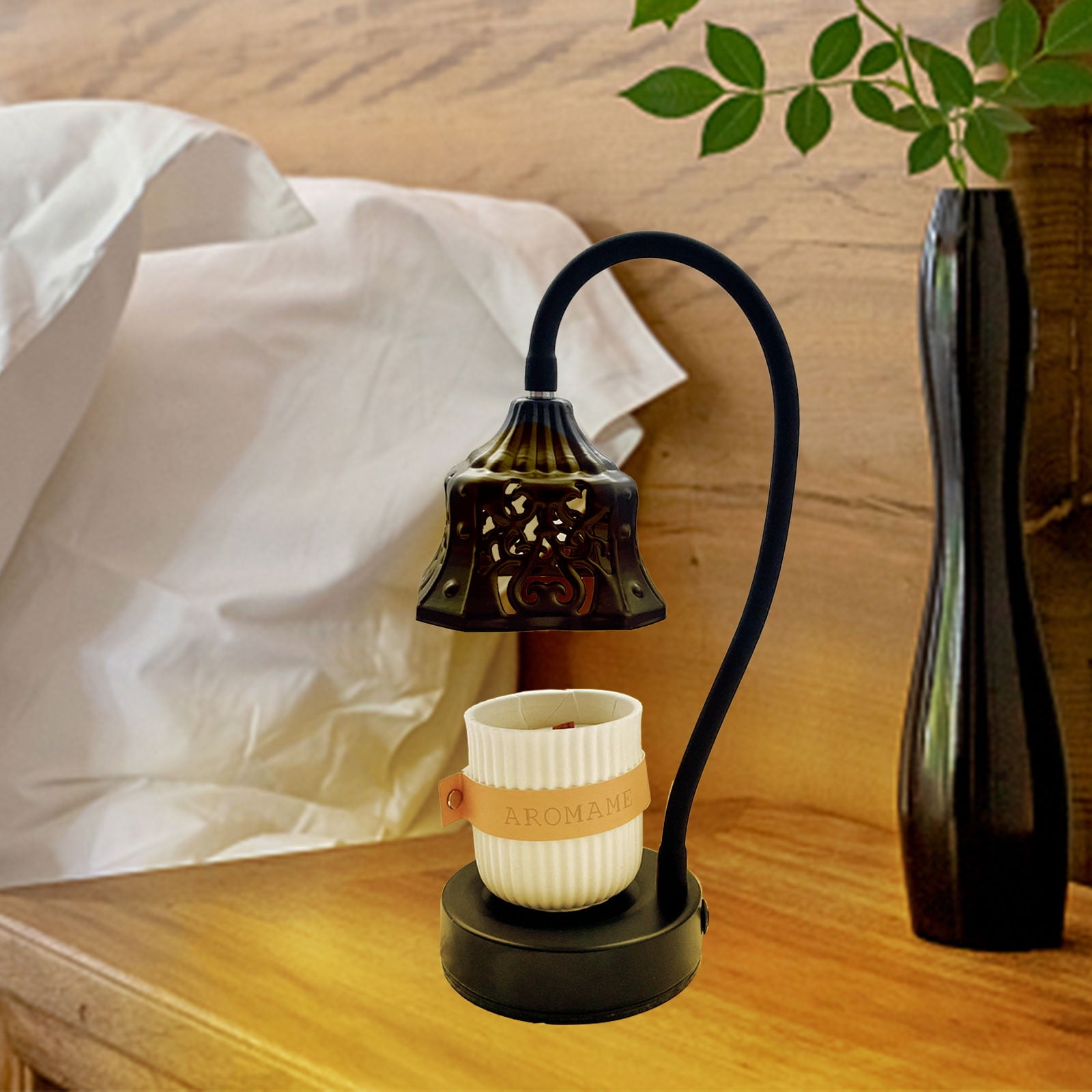 Candle Warmer Lamp, Electric Candle Lamp with Timer & Dimmer, Candle ...