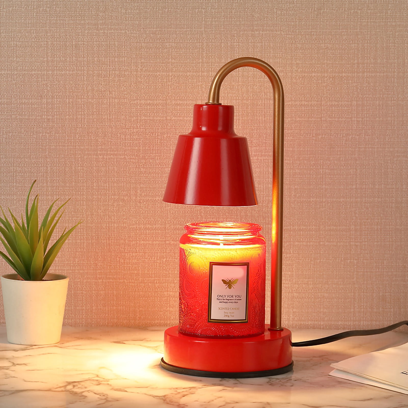 Candle Warmer Lamp,Electric Candle heater with Dimmer for Jar Candles ...