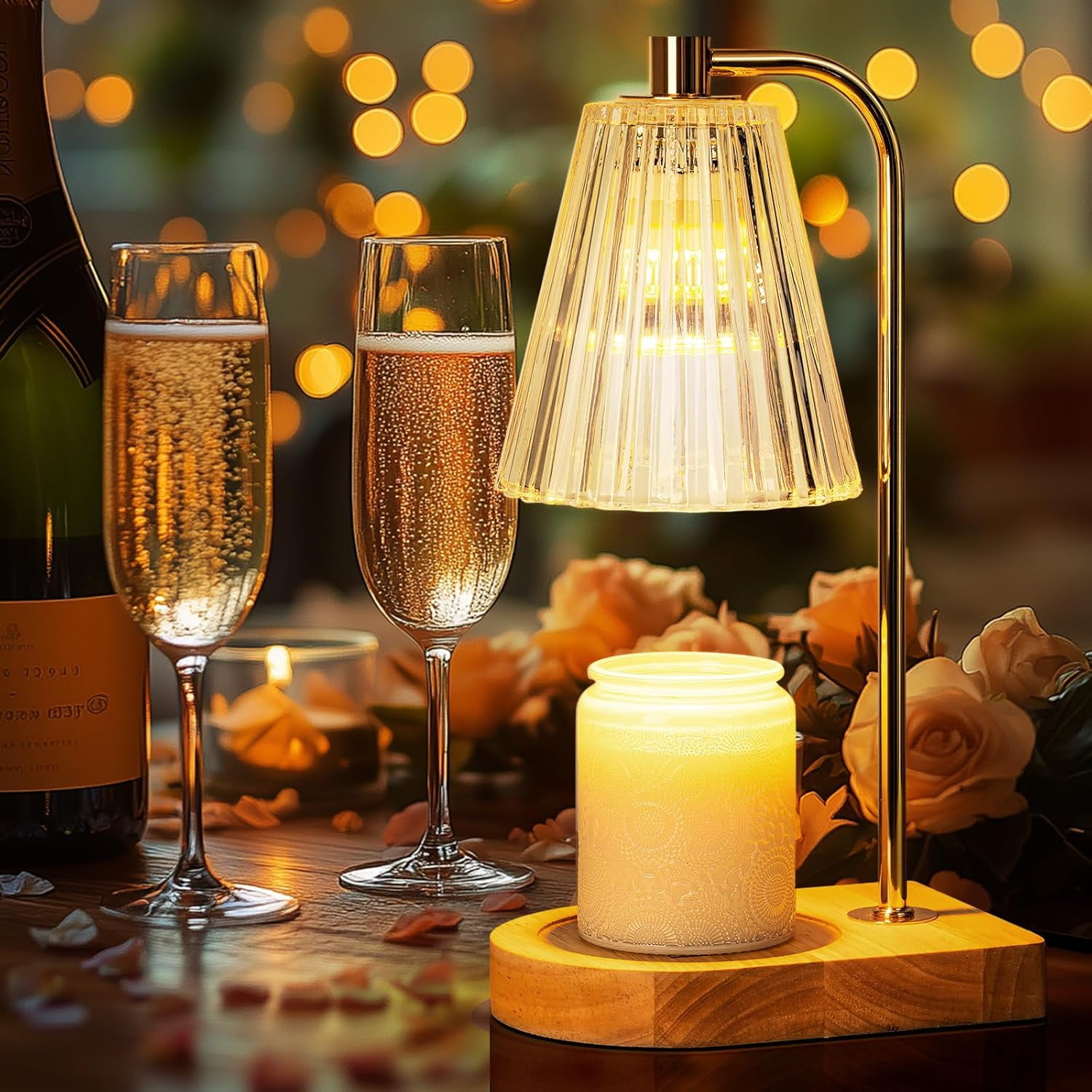 Candle Warmer Lamp Gifts for Women, Candle Lamp Warmer with Timer ...