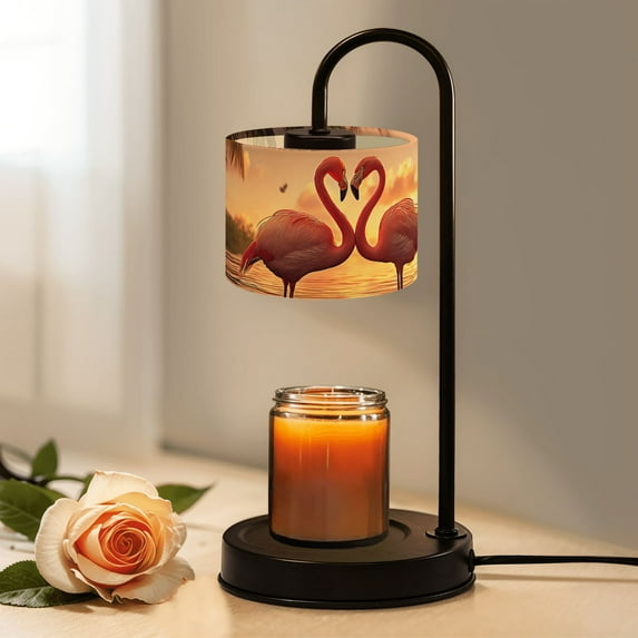 Candle Warmer Lamp with Timer, Couple Forming Heart Shape Tropical ...