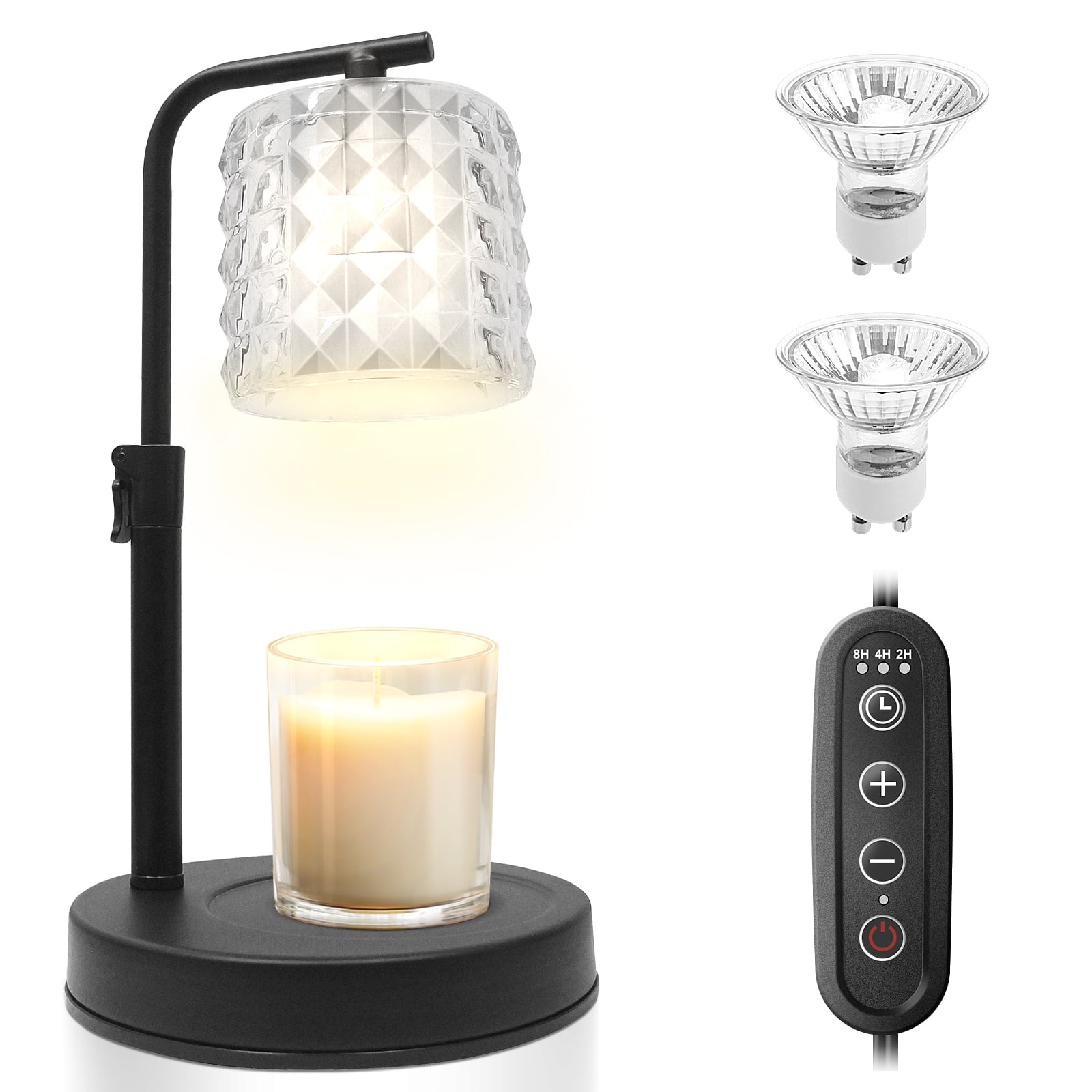 Candle Warmer Lamp with Timer & Dimmer Candle Warmer Height Adjustable ...
