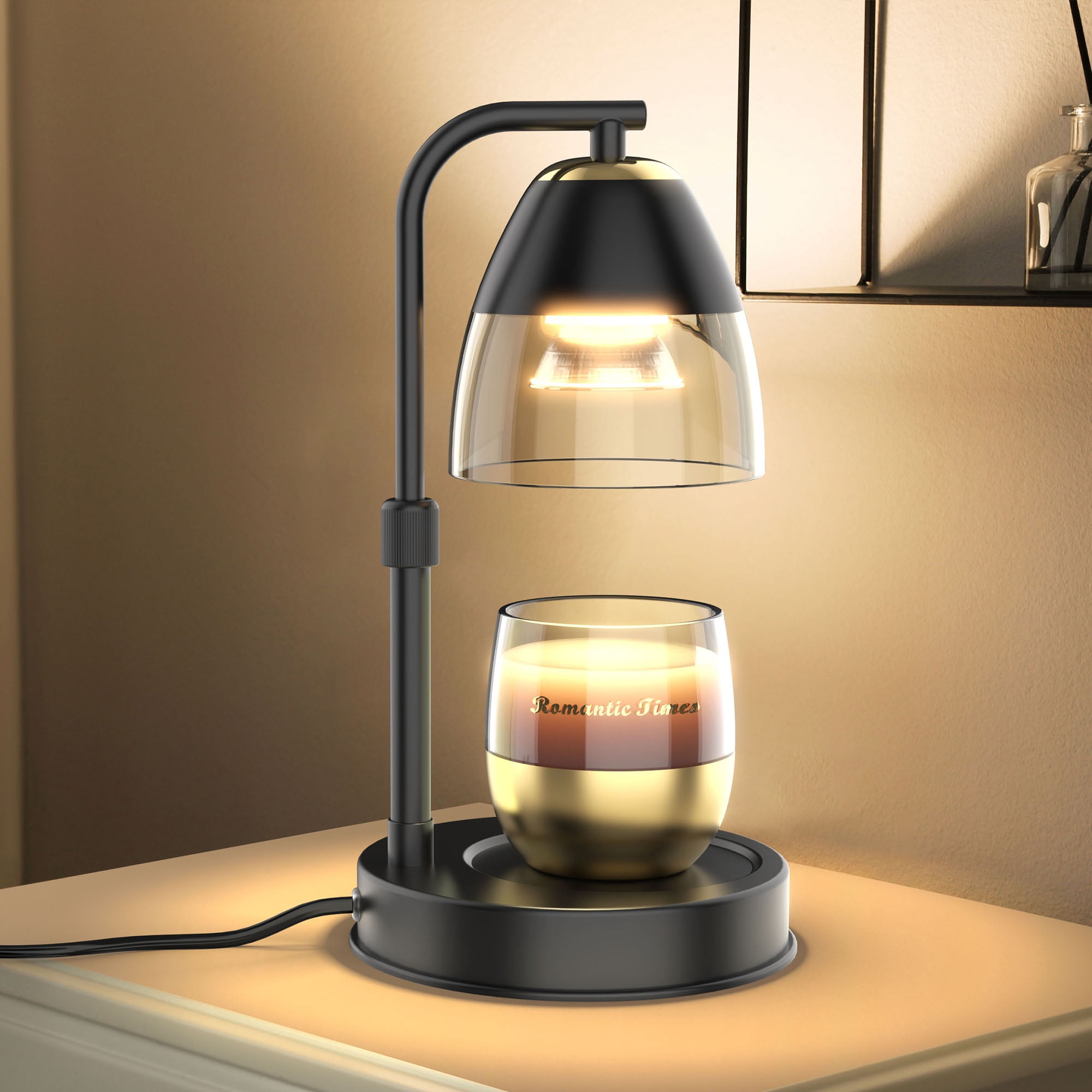 Candle Warmer Lamp with Timer Dimmer and Height Adjustable Electric ...
