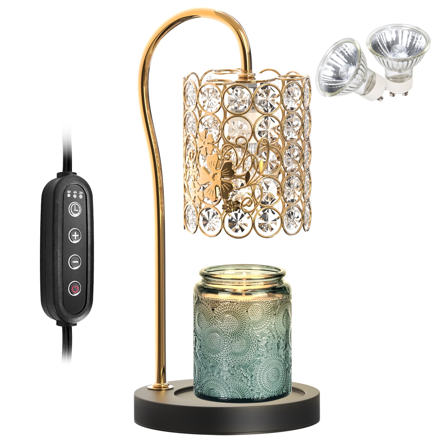 Candle Warmer Lamp with Timer, Electric Candle Warmer Light for Bedroom ...