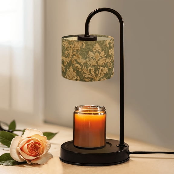Candle Warmer Lamp with Timer, Desert Succulent Plants Soft Neutral ...