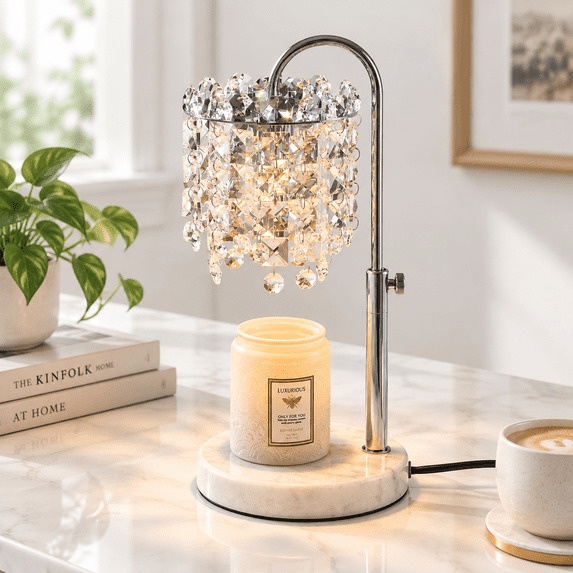 Candle Warmer Lamp With Timer Dimmer Adjustable Height For Home Bedroom ...
