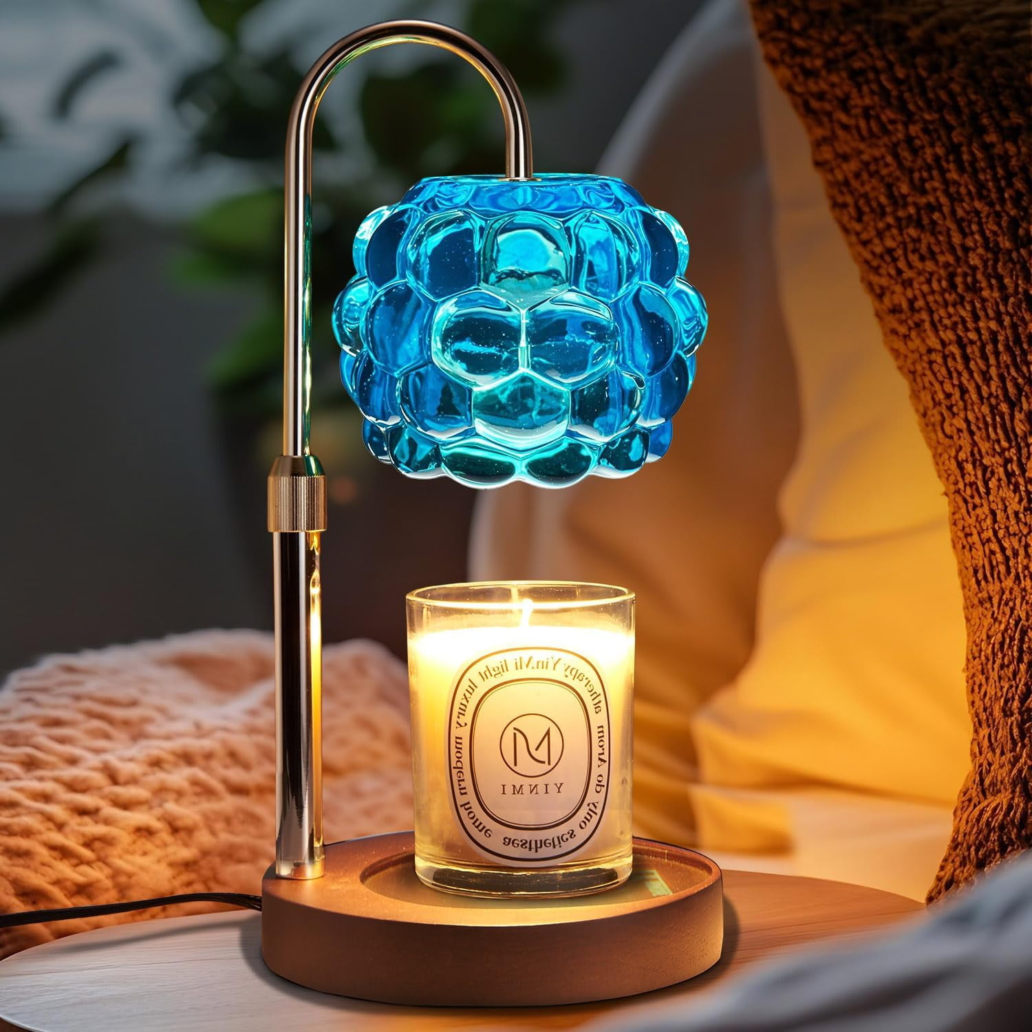 Candle Warmer Lamp with Timer Adjustable - Height Candle Warmer, Dimmer ...