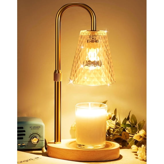 Candle Warmer Lamp with Timer - Adjustable Height, Wax Melter in for ...