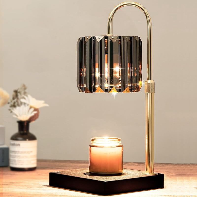 Candle Warmer Lamp with Timer, Dimmable Electric Candle Wamer ...