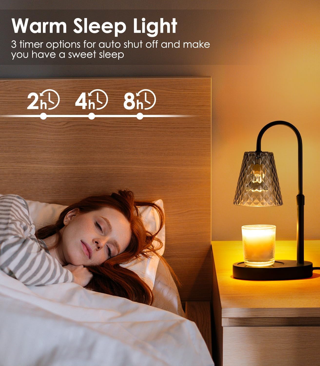 Candle Warmer with Timer - Electric Candle Warmer with Dimmer ...