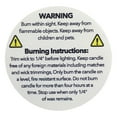 Candle Warning Burning Instruction Labels | 1.5" Inch Round | 500 Pack ...