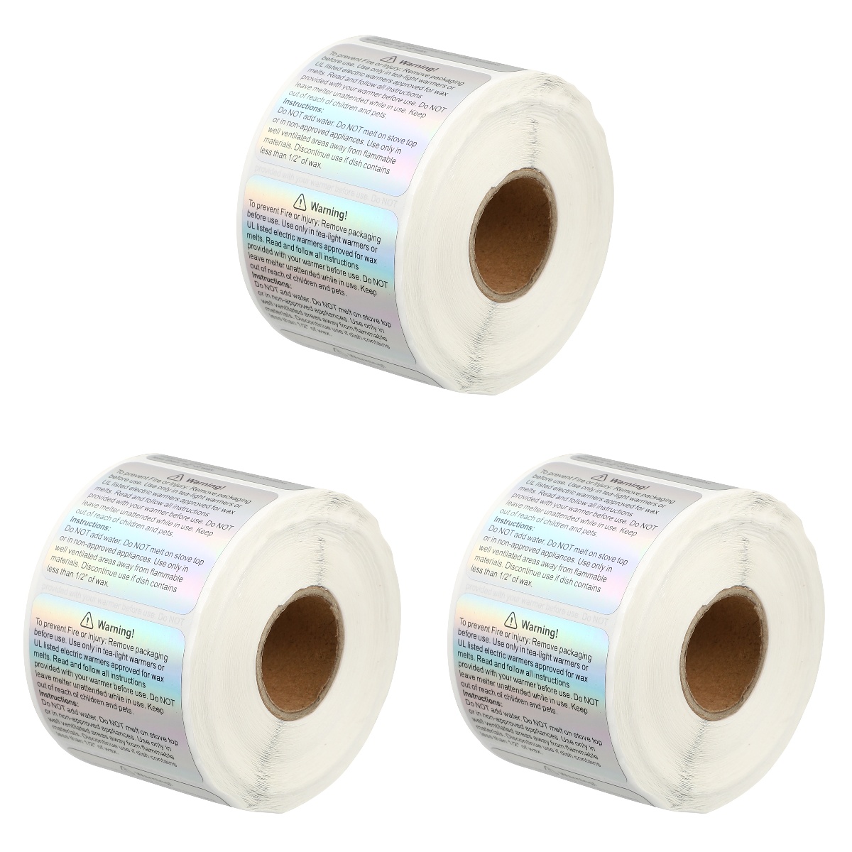 Candle Warning Sticker Safety Decal Wax Melts Stickers Uk Gift Labels ...