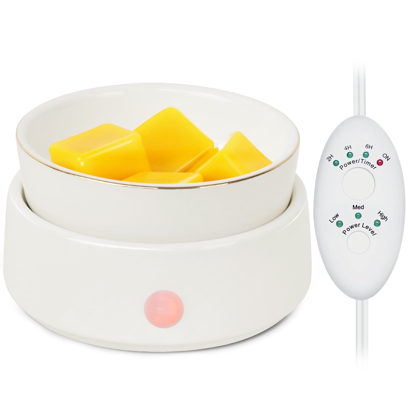 Bobolyn Candle Wax Melt Warmer with Timer Auto Shut-Off Ceramic ...