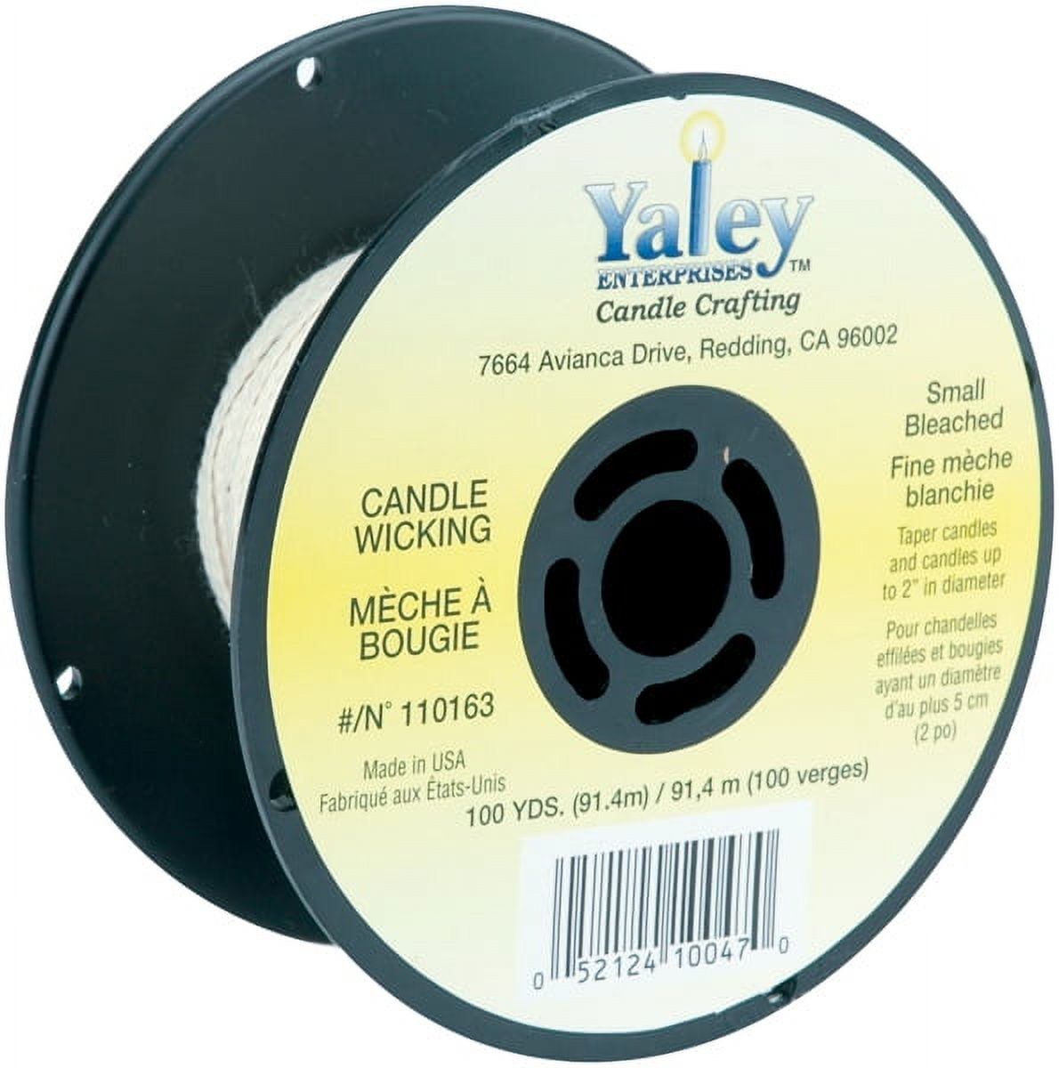 Candle Wicking Spool 100ydSmall Bleached - Walmart.com