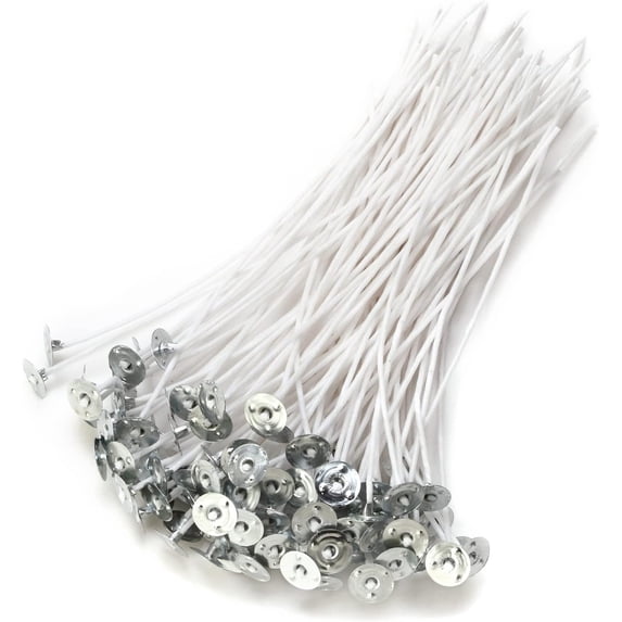 Candle Wicks,Candle Wicks for Candle Making,6 Inch 100 Piece DIY Pre ...