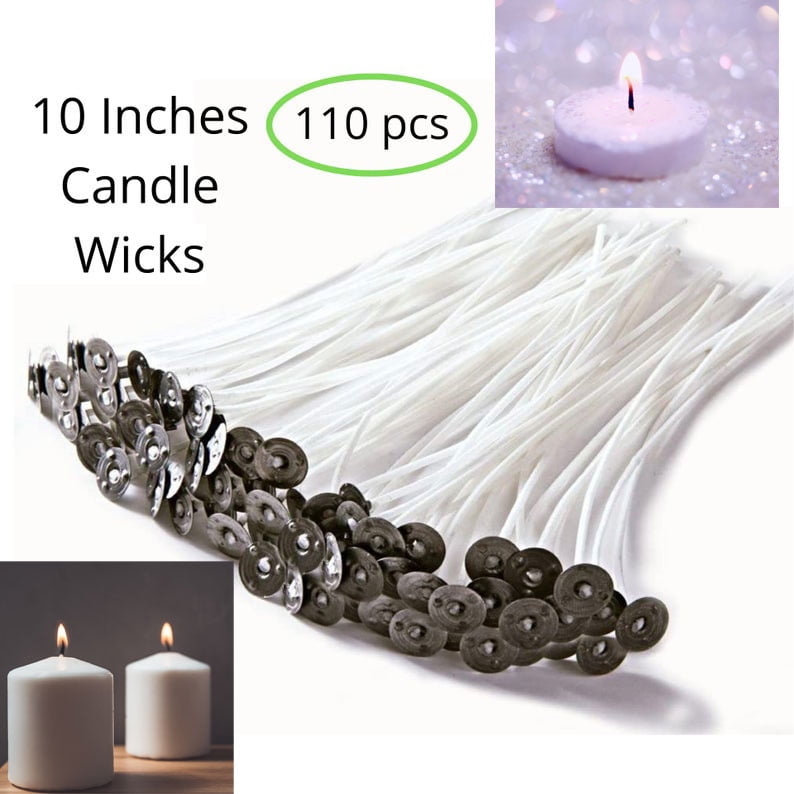 Candle Wicks For Candle Making, Prewaxed Candle Wicks Low Smoke For ...
