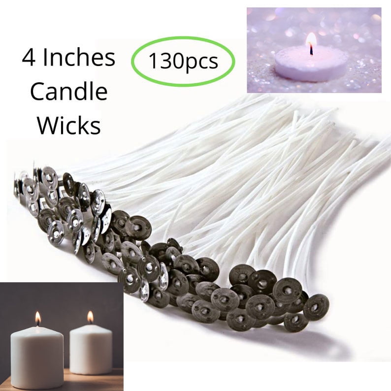 Candle Wicks For Candle Making, Prewaxed Candle Wicks Low Smoke For ...