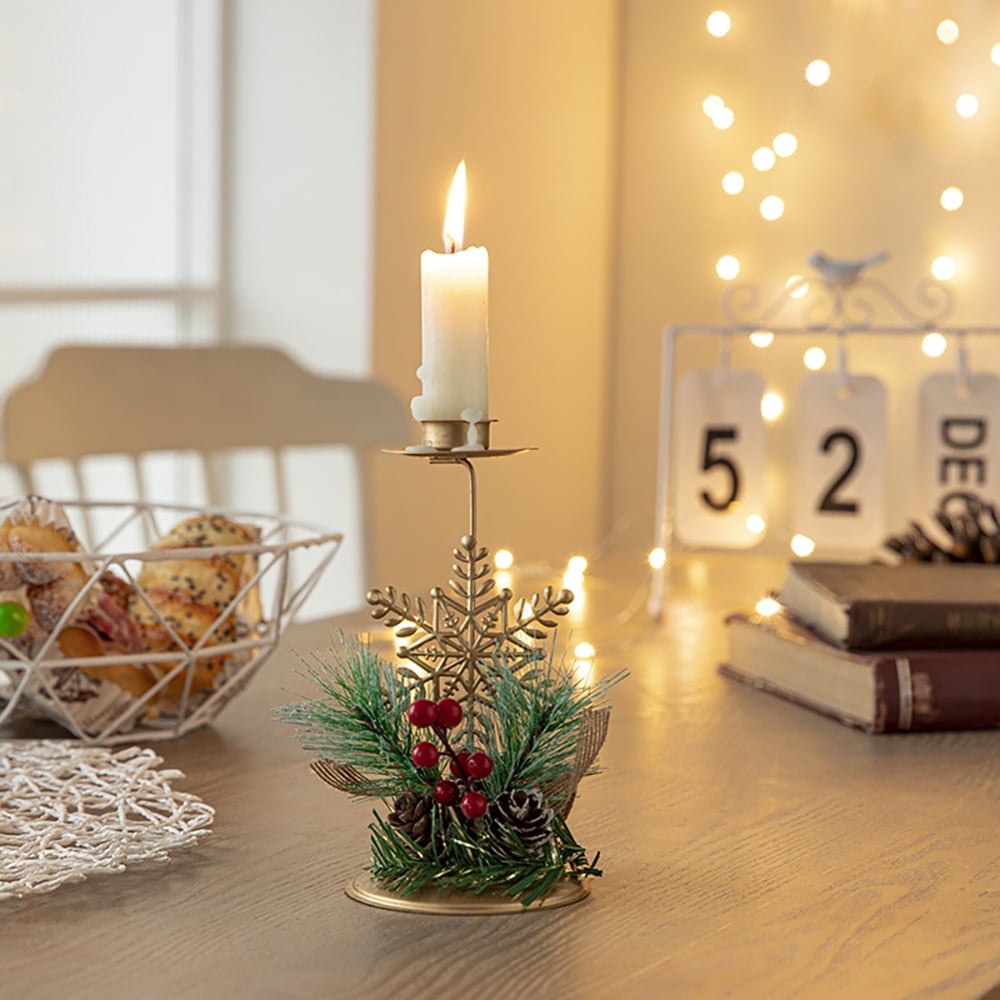 Candle holders, 2 PCS holiday candle holders, Christmas candle gifts ...