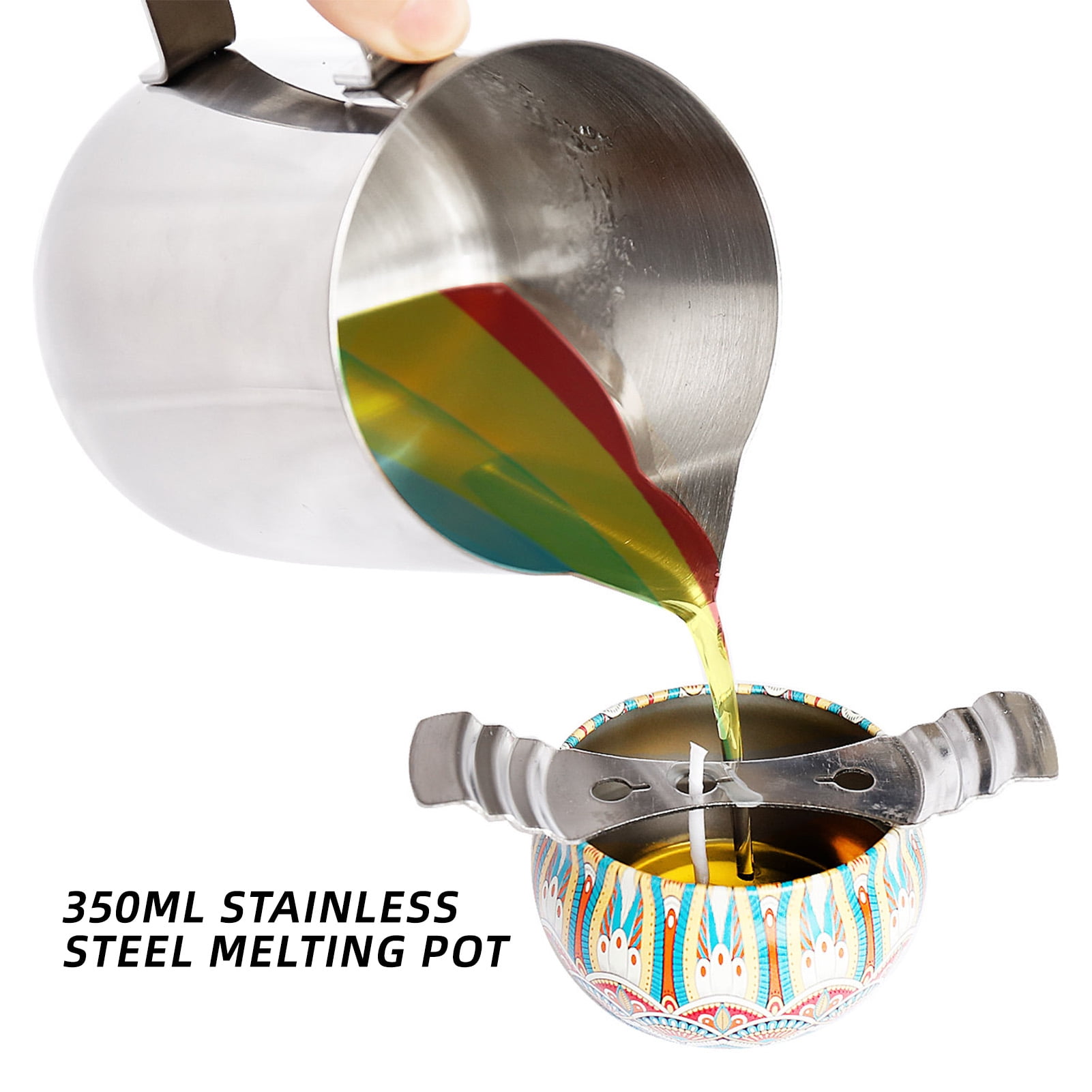 Candle kit,Scented Candle Kit Supplies Kids Diy Wicks Pot Jars Oils ...