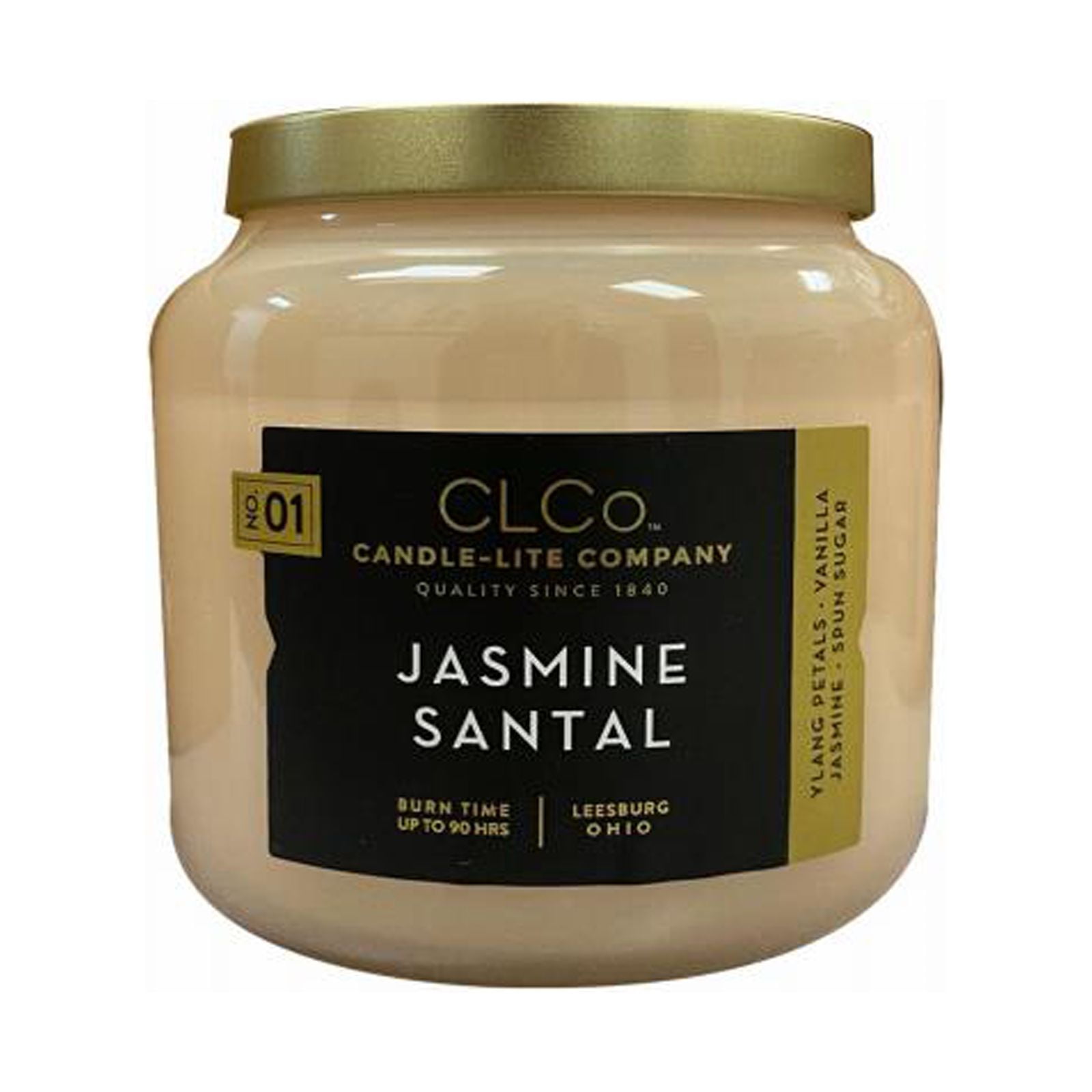 Candle lite 4274052 14 oz Jasmine Santal CLCo Jar Candle with Metal Lid ...