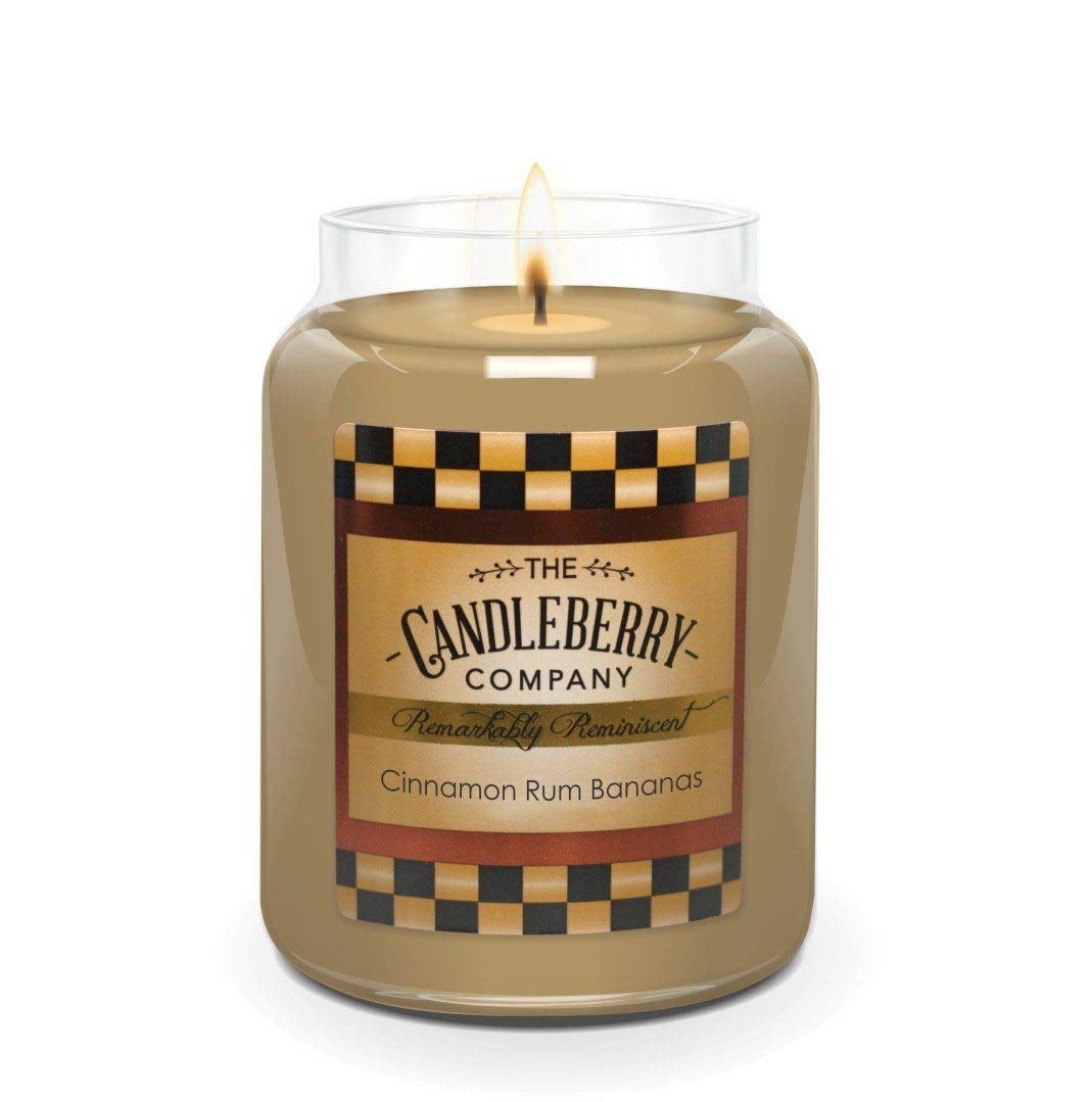 Candleberry Candles | Cinnamon Rum Bananas | Relaxing Aromatherapy ...