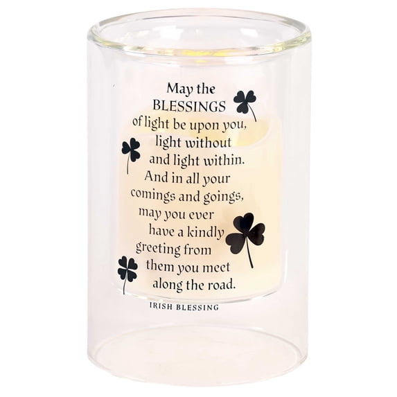 Elanze Designs May Blessings Of Light - Irish Blessing - Black/Clear 6 ...