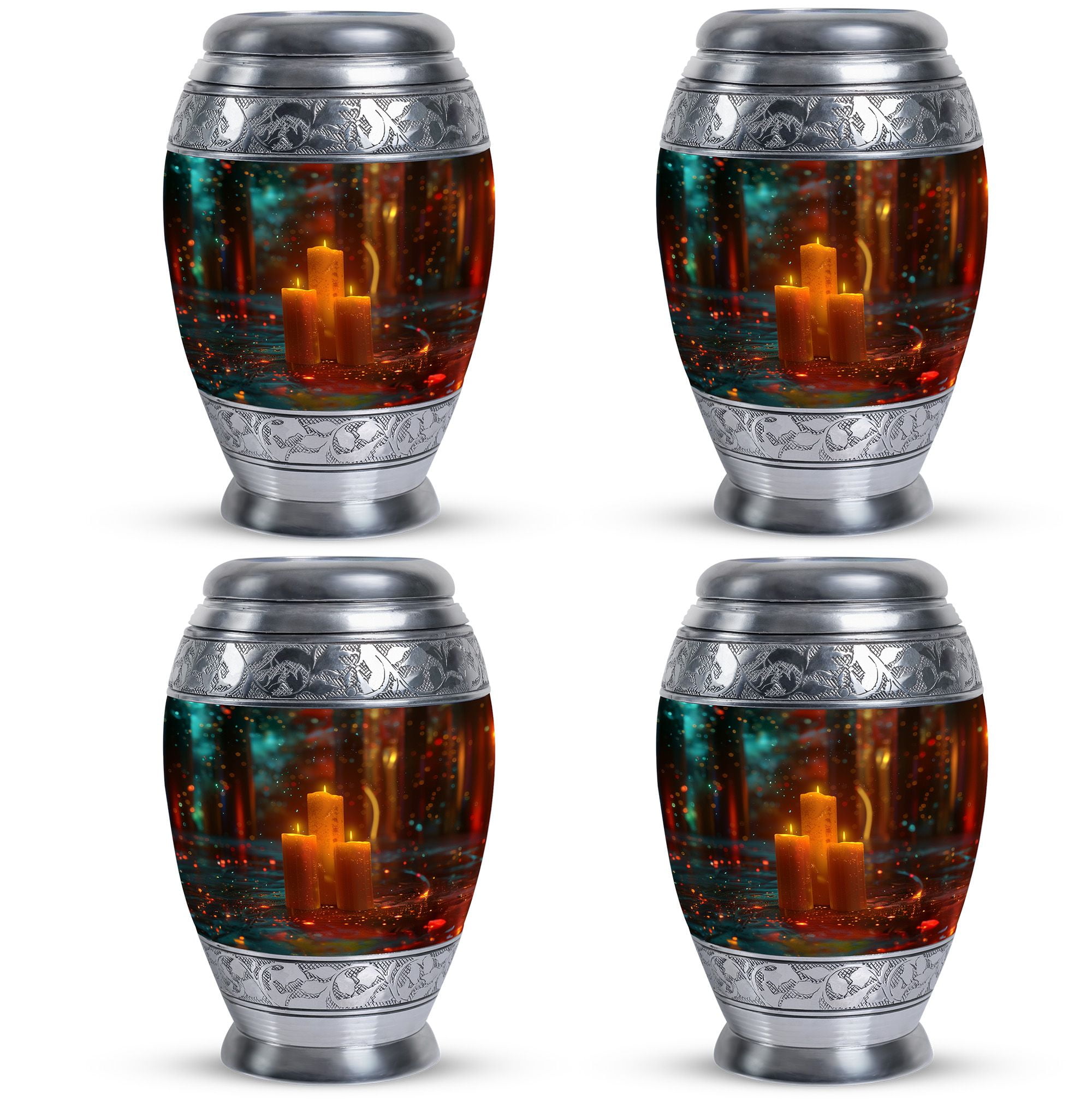 Candlelight Reflections Funeral Cremation Urns For Ashes - Mini Urns ...