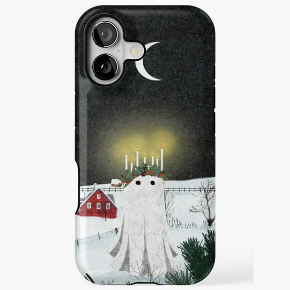 Candlelight Warm Glow Cozy Winter Mood Art iPhone Case 17 11 12 13 14 ...