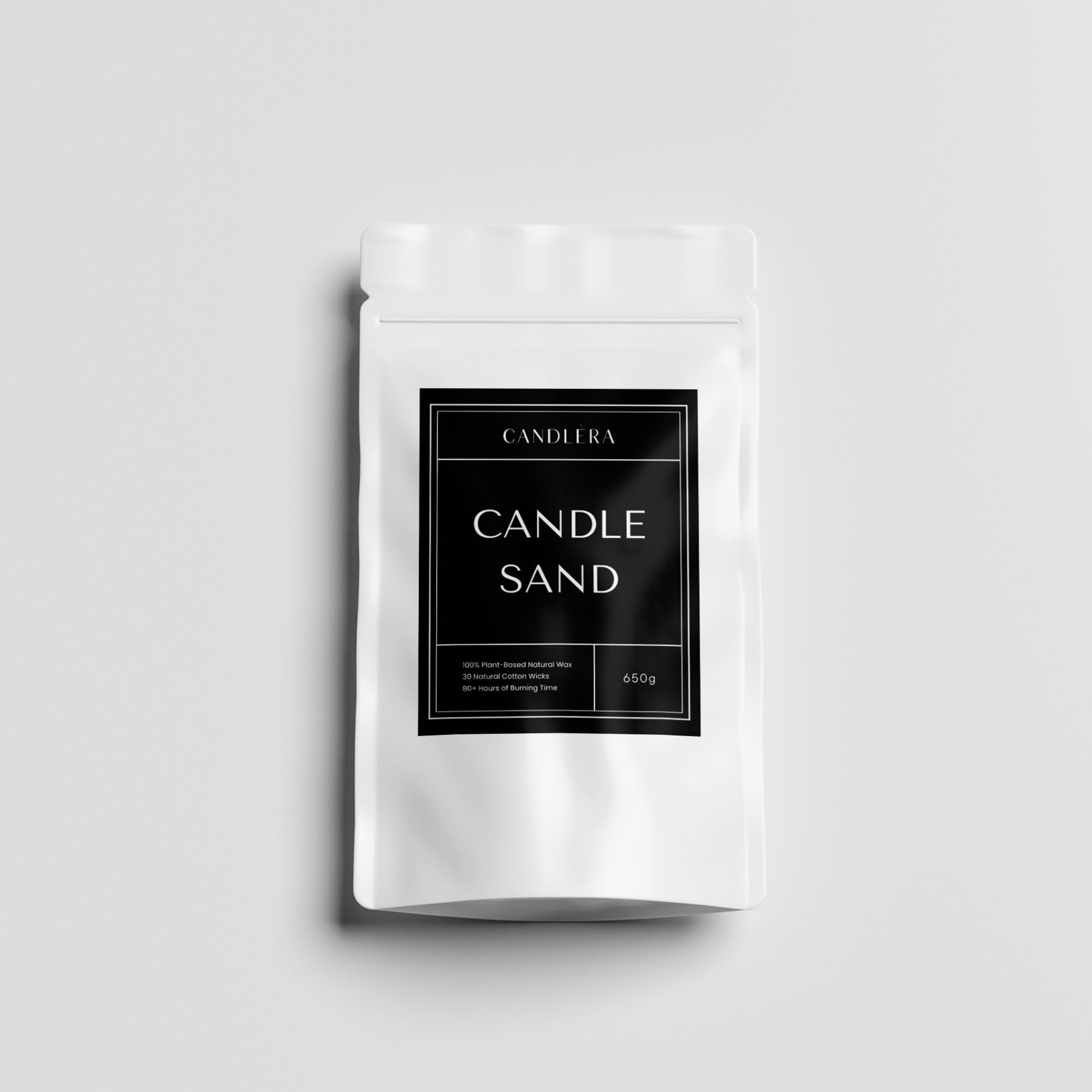 Candlera Pearled Candle Sand - 650g / 23 oz +30 Wicks, Unscented, Non ...