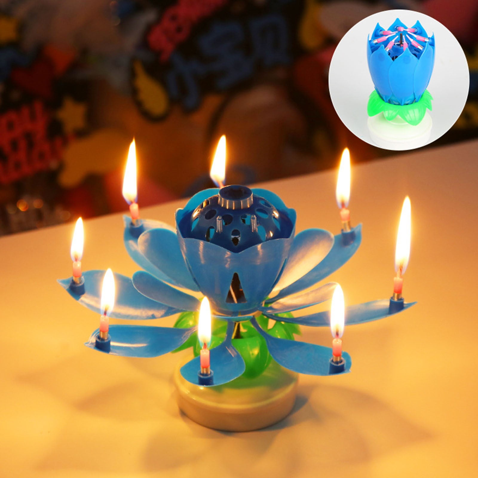 Candles And Candle Holders Clearance! Gelren Birthday Cake Flower ...