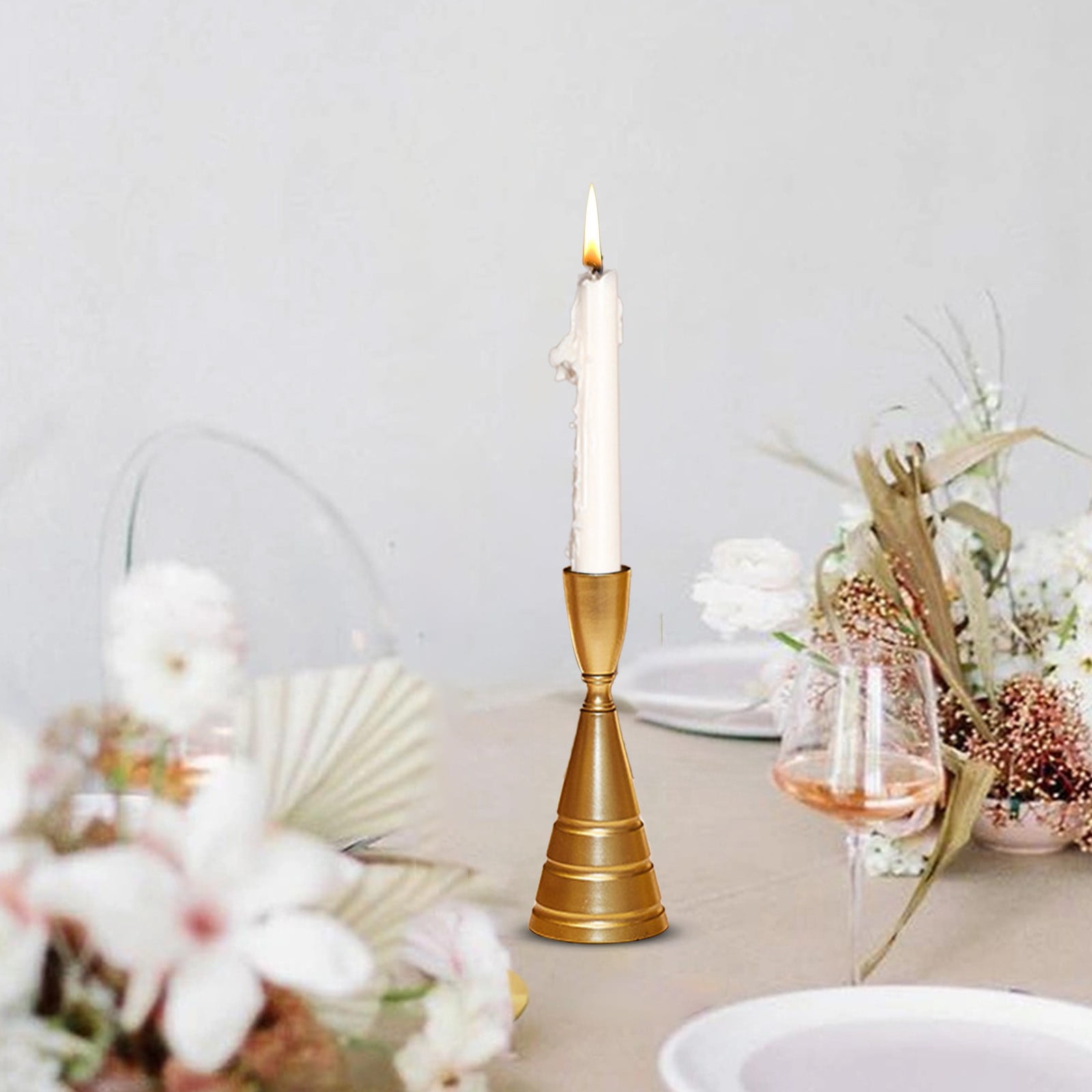 Candles Candlestick Decoration Romantic Table Candlelight Dinner Props ...