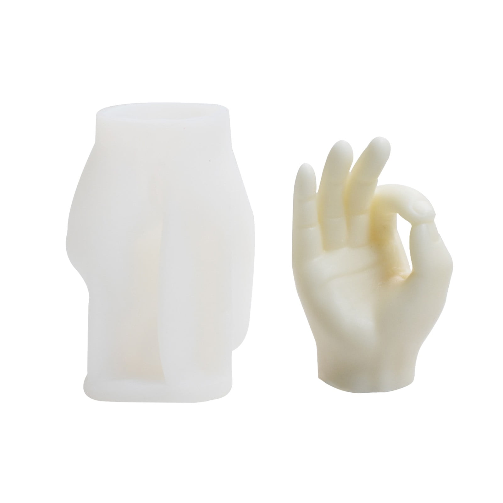 Candles & Holders Gesture Candle Silicone DIY OK Biye Finger Shape ...