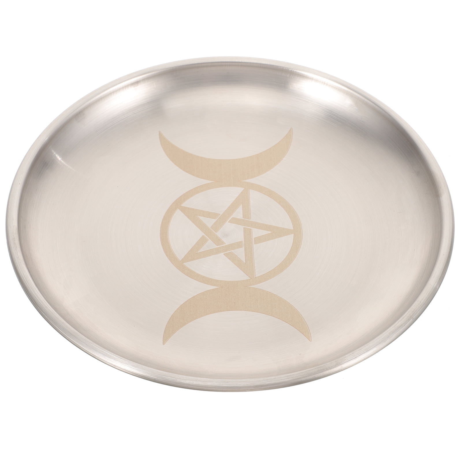 Candlestick Altar Plate Pentagram Jewelry Storage Tray - Walmart.com