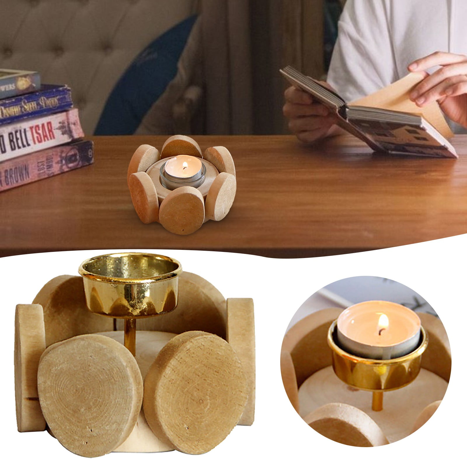 Candlestick Craft Decoration Candlestick Restaurant Candlestick Antique ...