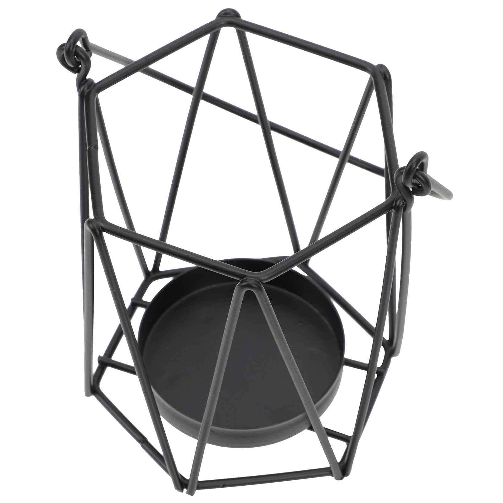Candlestick, Metal 3D Tealight Holder Romantic Geometric Candlestick ...