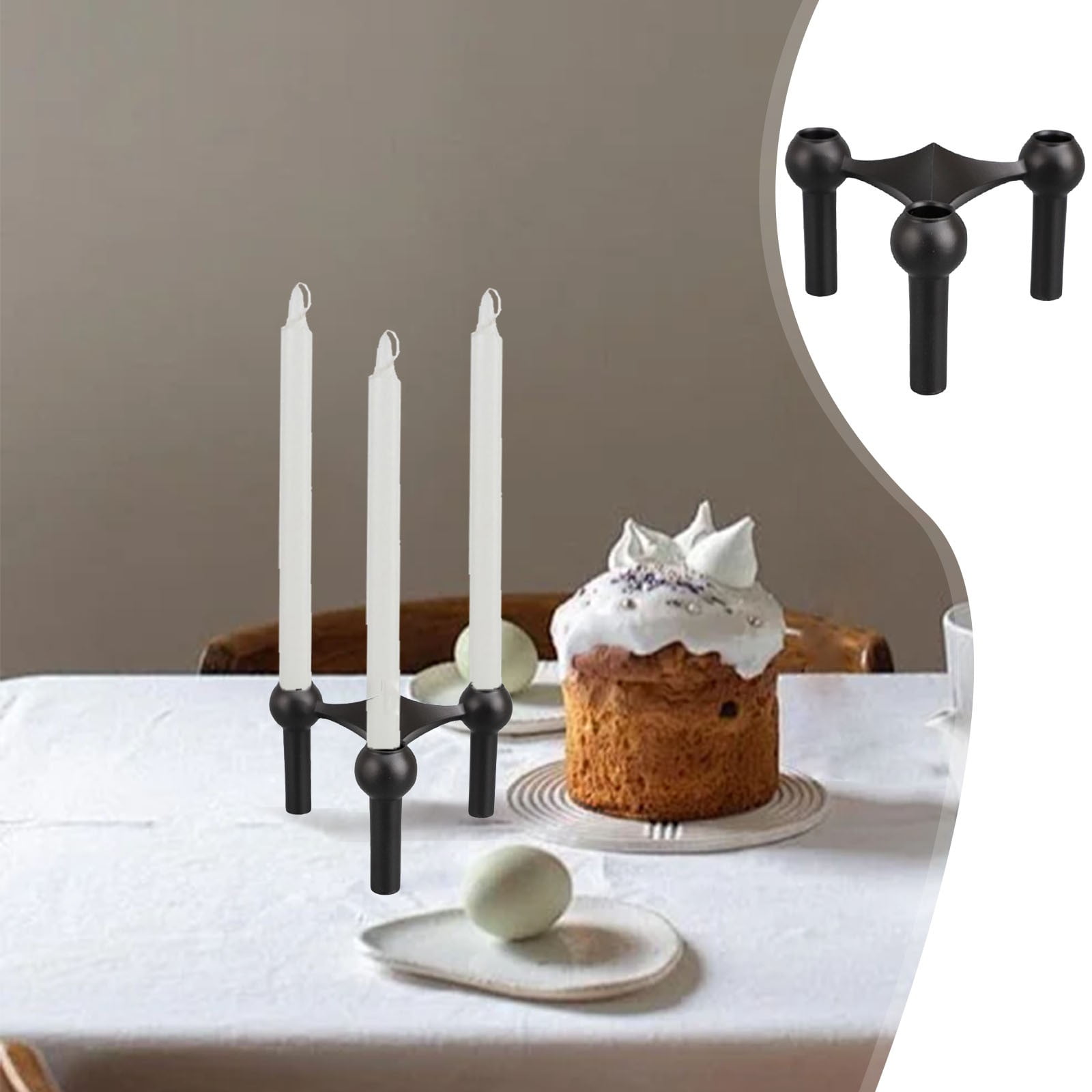 Candlestick Multifunctional Decoration Candlestick Garland Ring Table ...
