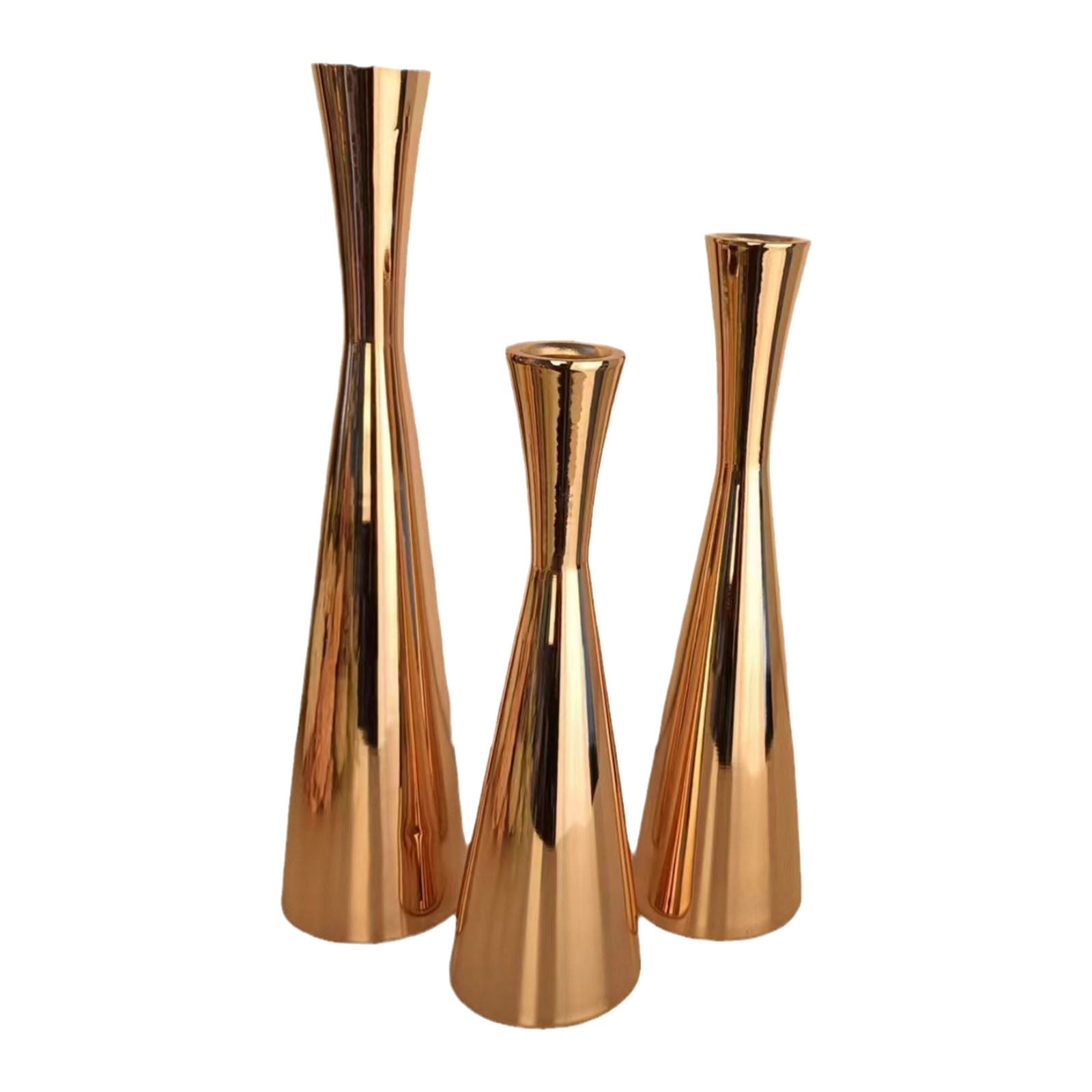 Candlestick Set Wrought Small Waist Candlestick Set Table Decoration ...