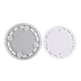 Candlestick Silicone Mold Hollow out House Base Mold Gypsum Holder ...
