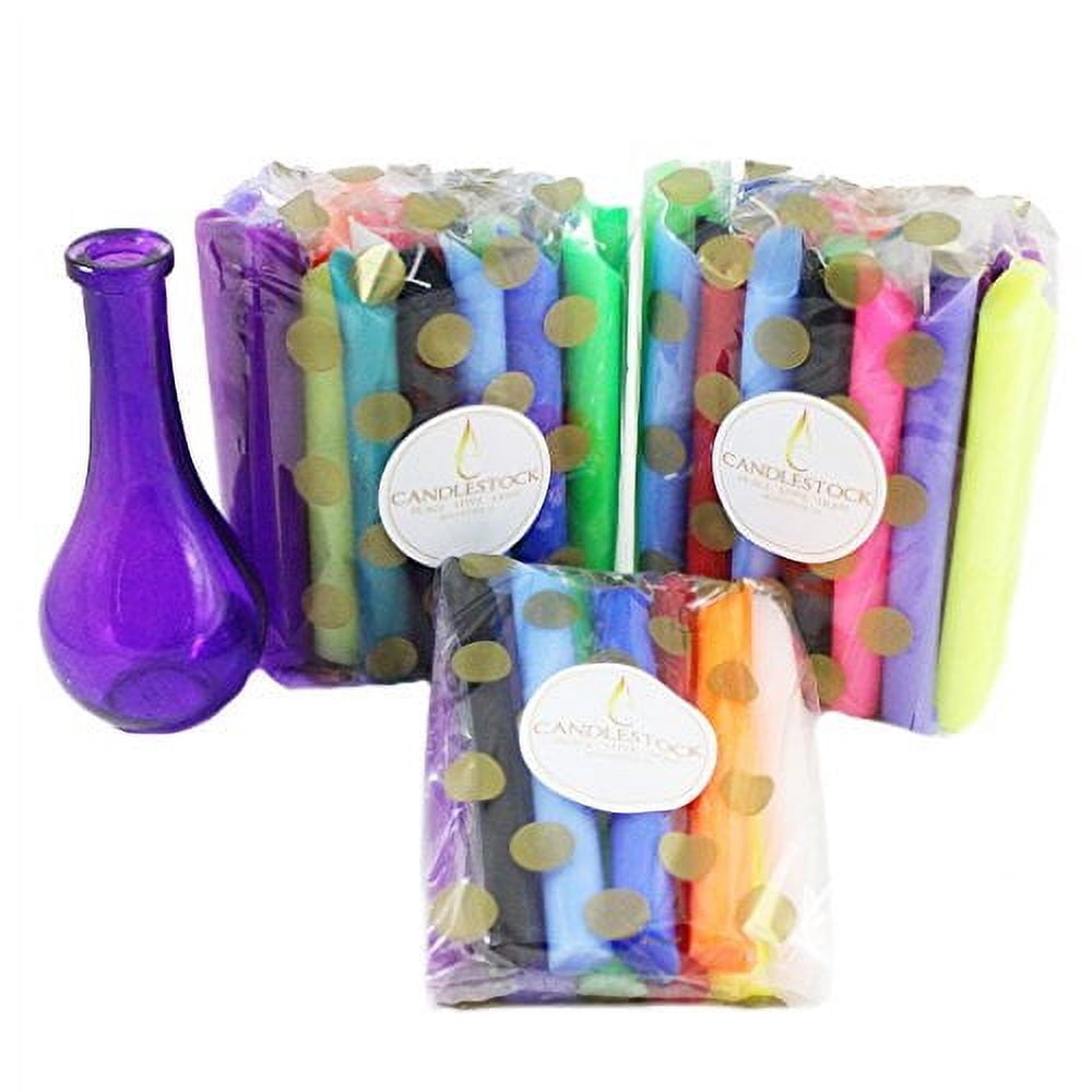 Candlestock Super Drip Candle Starter Set - 60 Drip Candle Set ...
