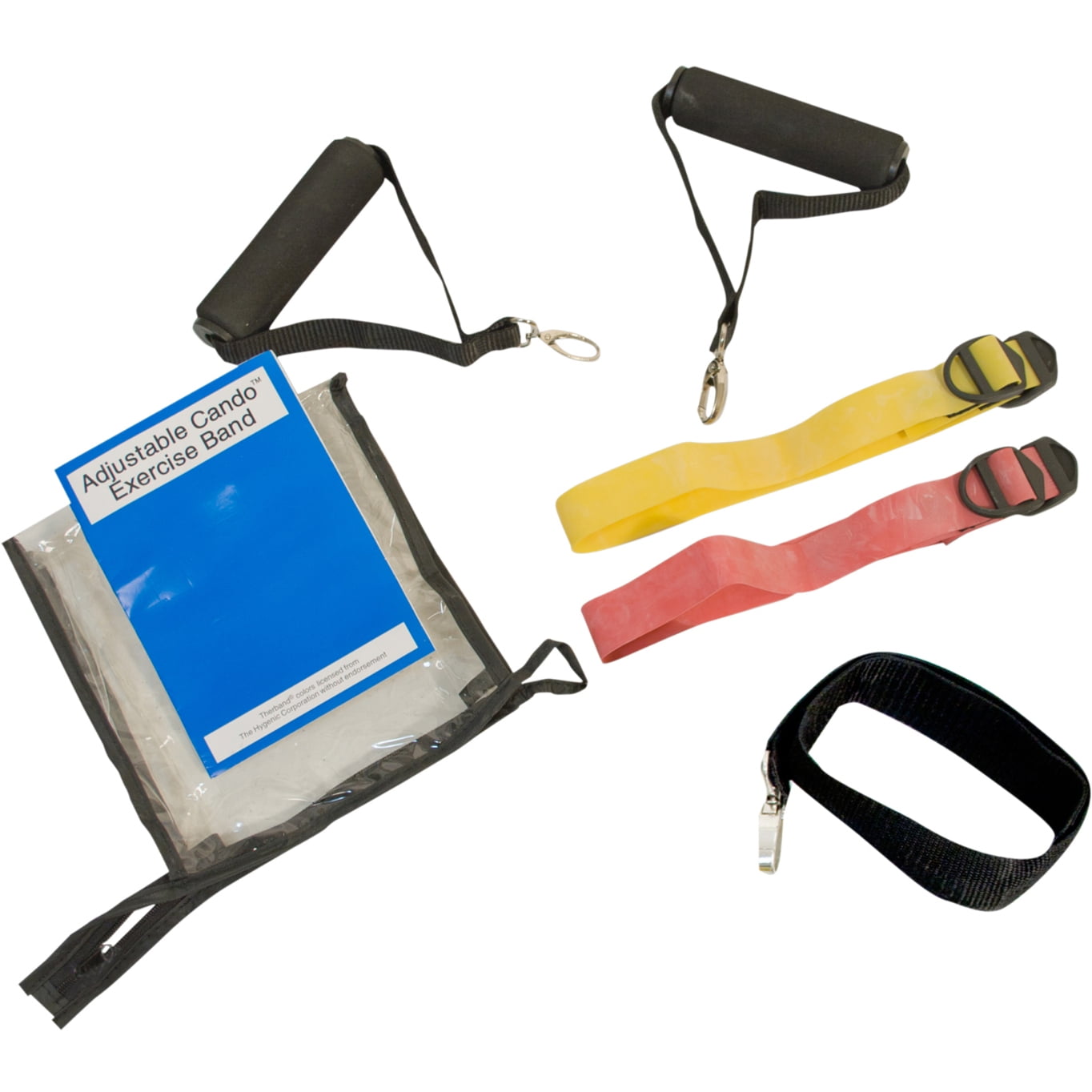 Cando Adjustable Exercise 2 Band Kit, Yellow/Red - Walmart.com