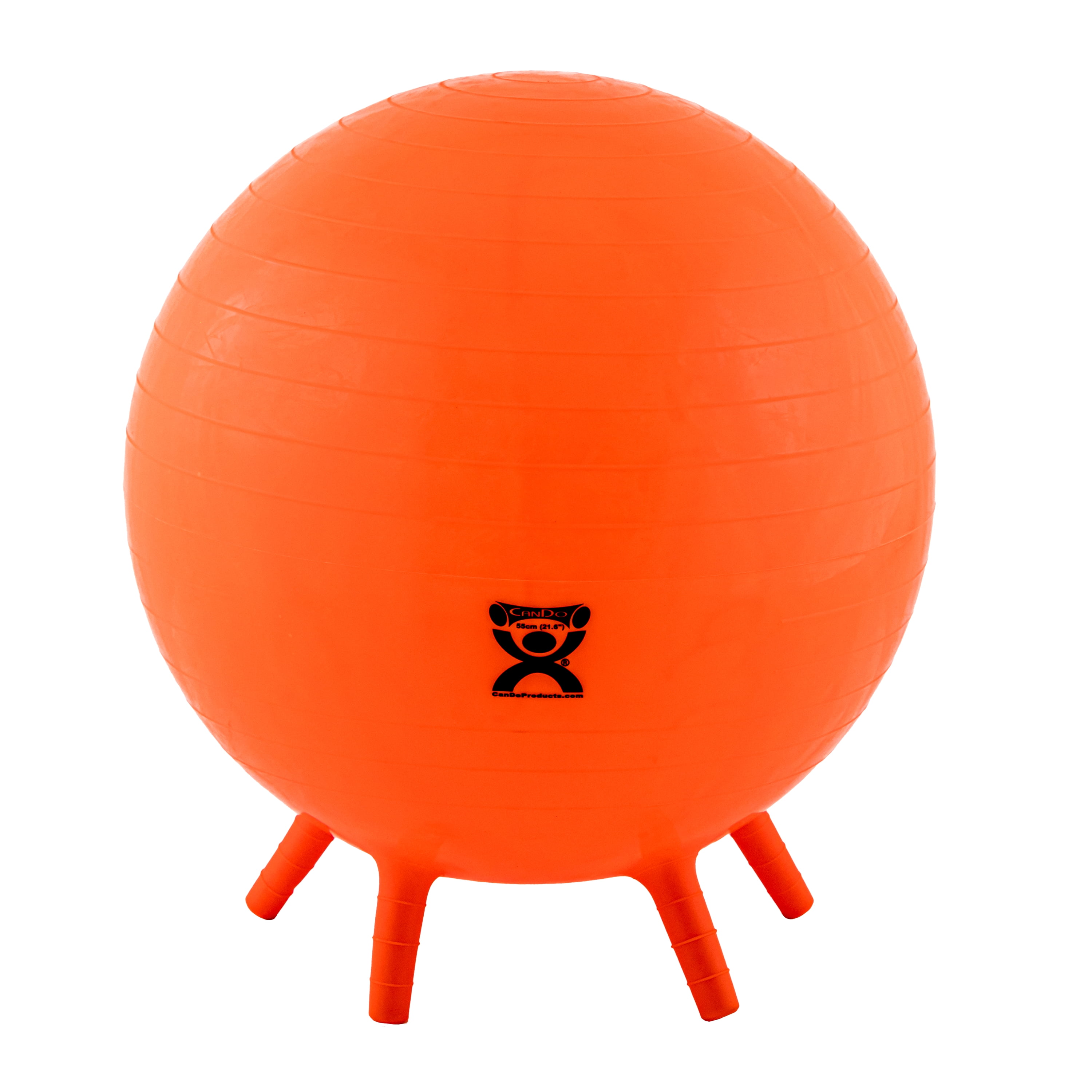 CanDo 30-1892 Non-Slip Inflatable Exercise Ball with Stability Feet for ...