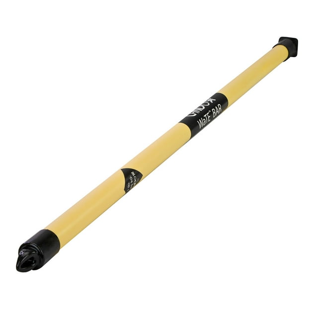 CanDo Gym Workout Weighted Slim WaTE Exercise Bar for Body Strength and ...