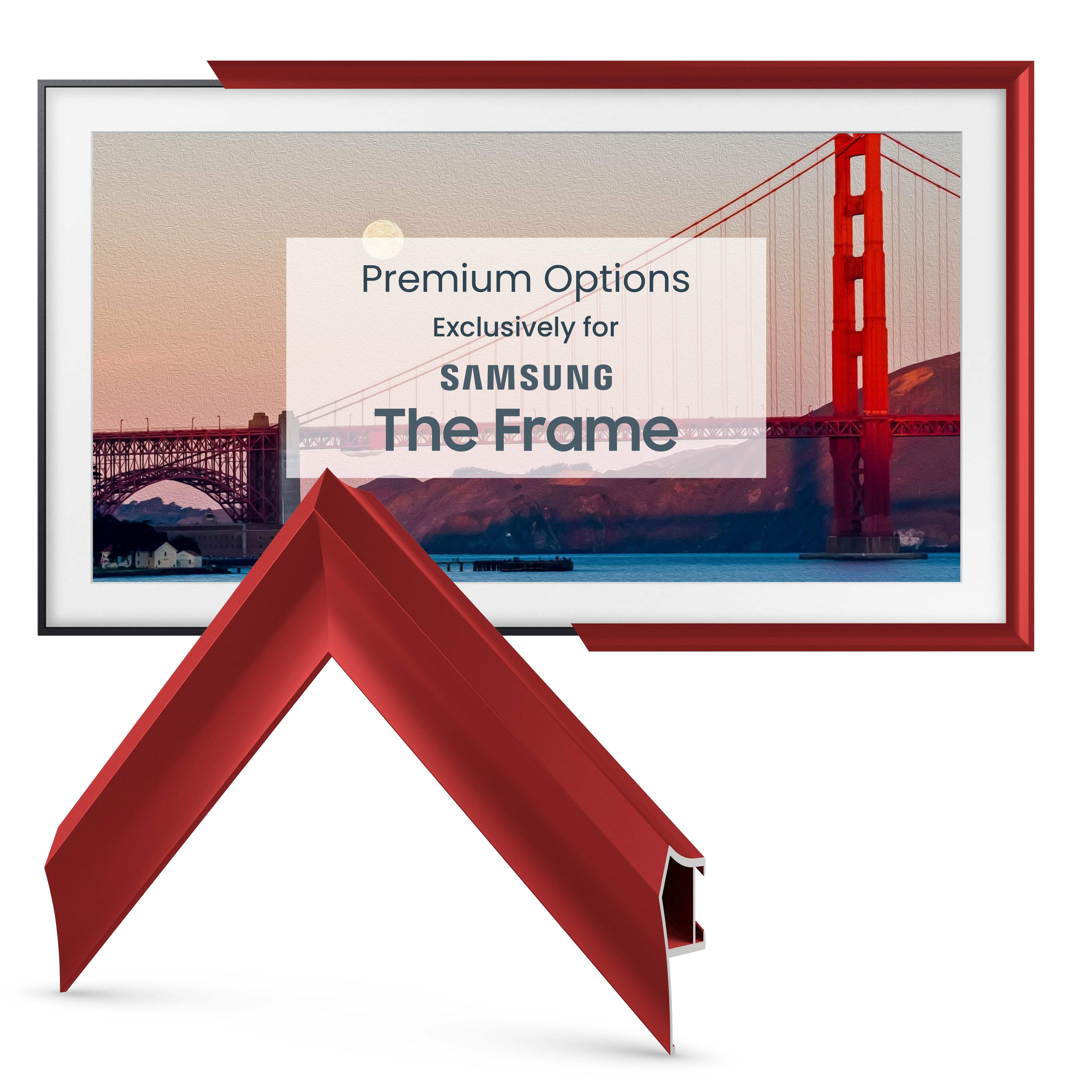 Candy Apple Red - Alloy Prismatic Samsung Frame Bezel - Walmart.com