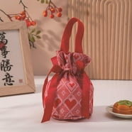 STONCEL 24Pcs Small Gift Bags with Bow Ribbon, Pink Thank You Mini ...