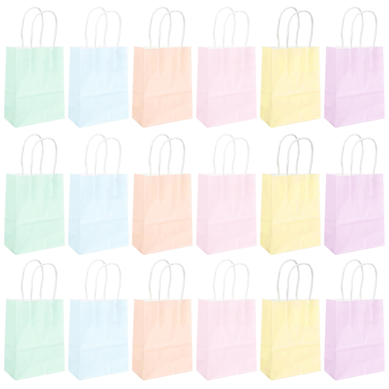 Candy Bags Storage Pouches Christmas Gift Packaging Brown Paper Grocery ...