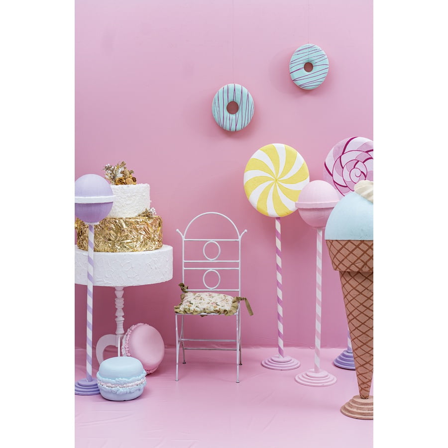 Candy Bar 1st Baby Birthday Photo Backdrop Candyland Party Photoz ...