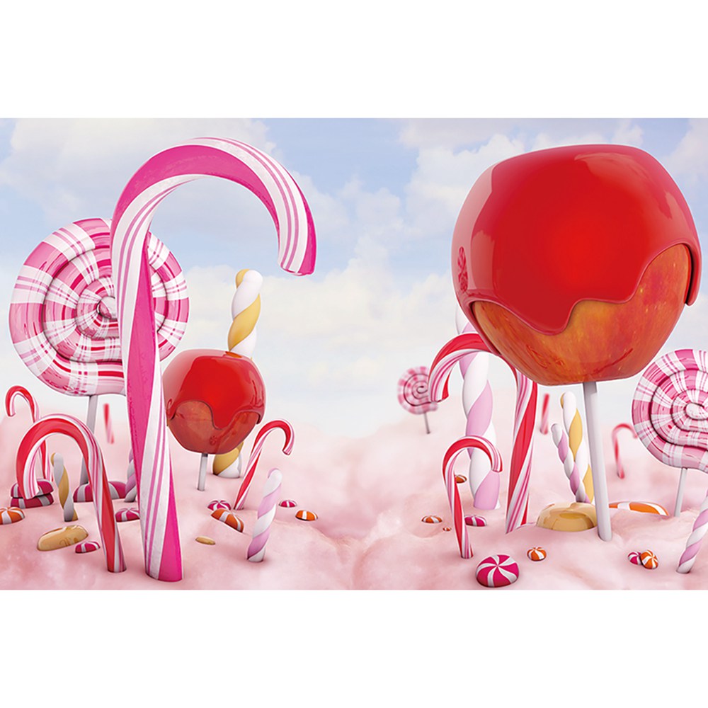 Candy Bar 1st Baby Birthday Photo Backdrop Candyland Party Photoz ...