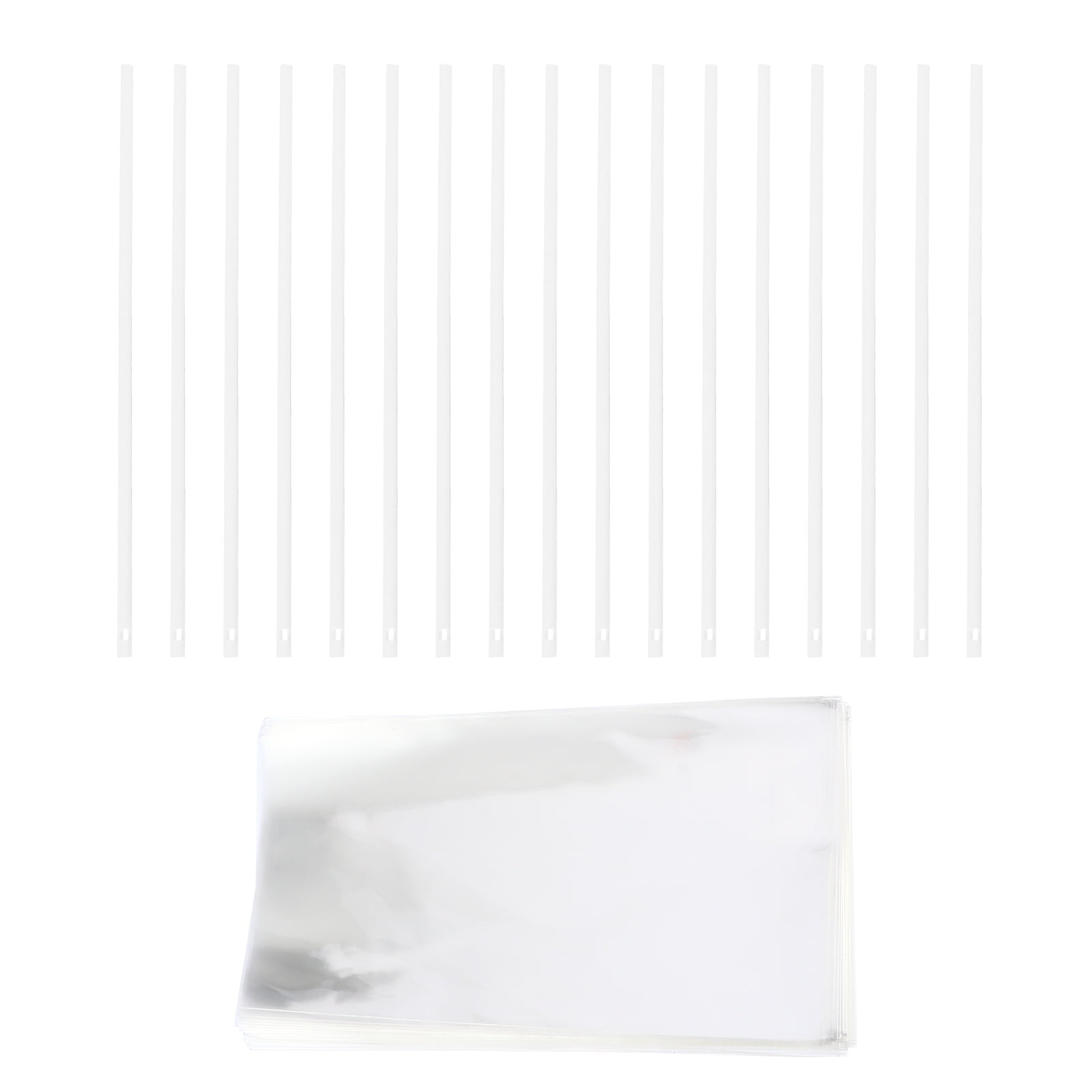 1 Set Lollipop Sticks with Bags Plastic Rods DIY Packaging - Walmart.com