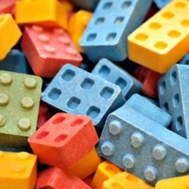 Candy Blox blocks bricks building candy 2 pounds candy building blocks ...
