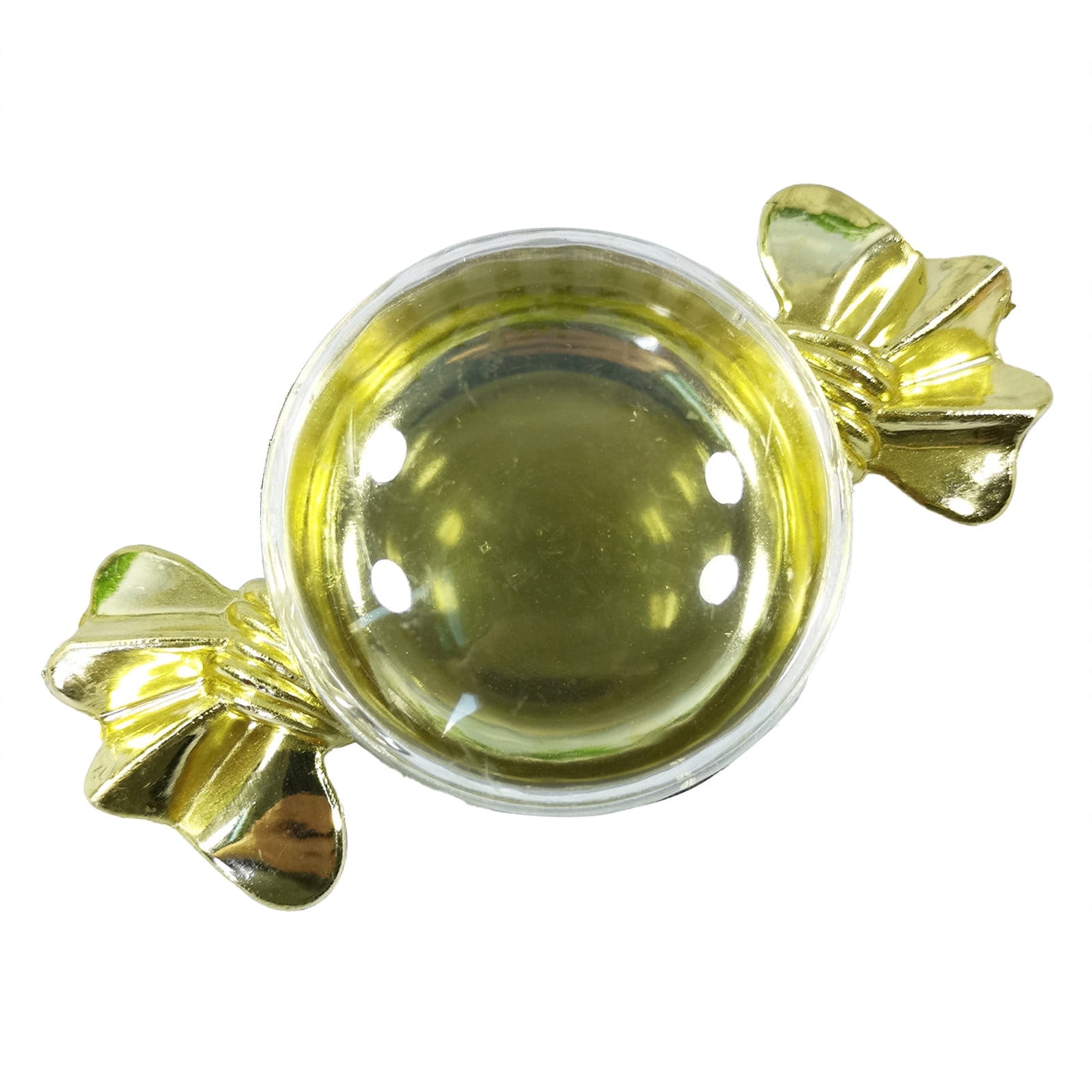 Candy Box,Creative Wedding Candy Box Electroplated Gold and Silver Flat ...