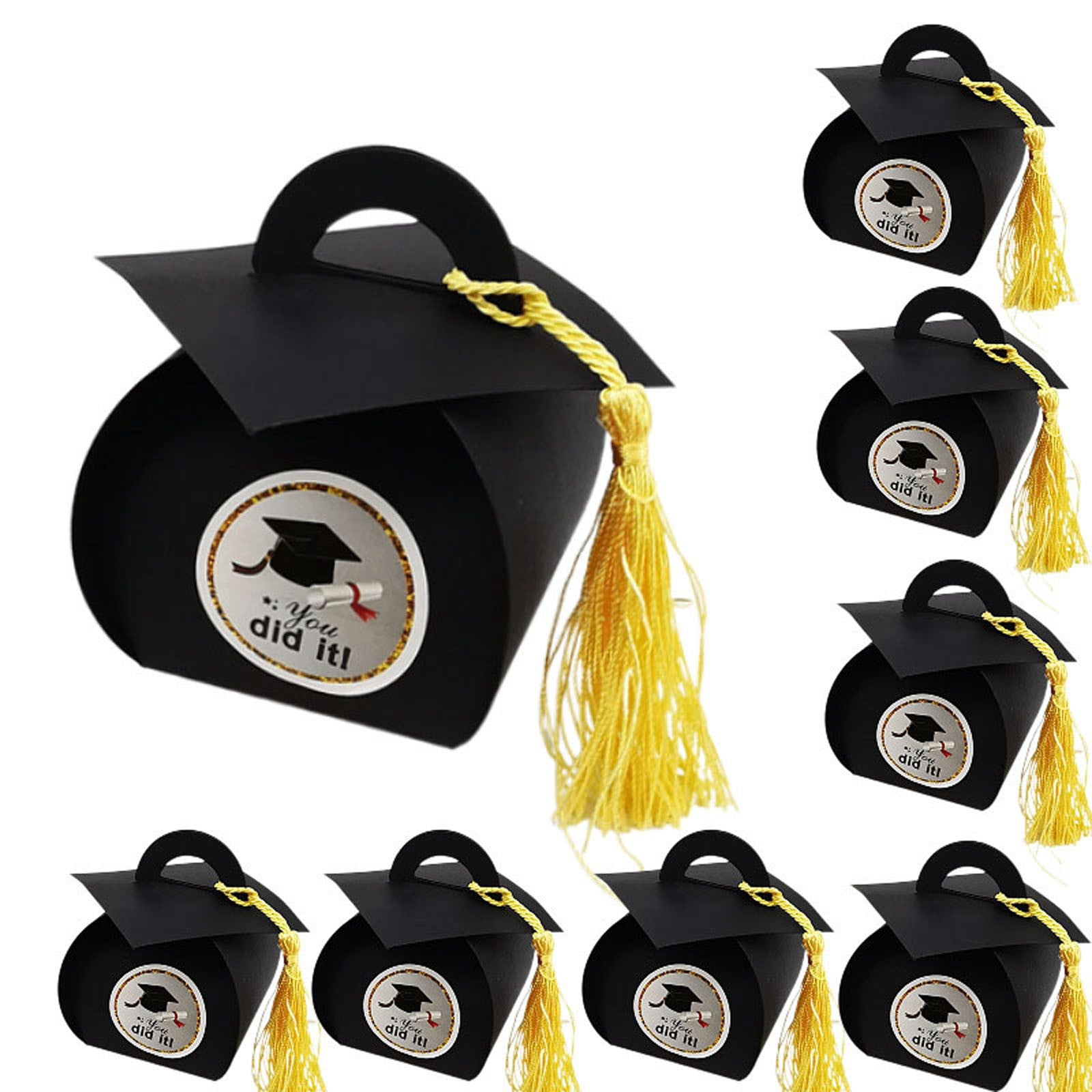 Candy Box, Graduation Doctoral Cap Shaped Treat Container, Festive ...